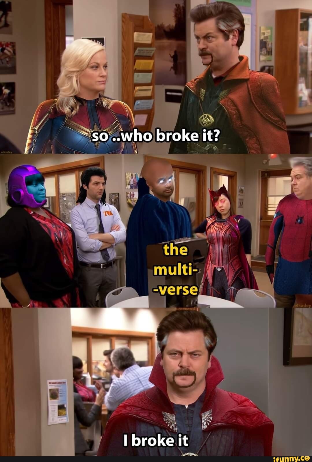 ~ so ..who broke it? I broke it - iFunny