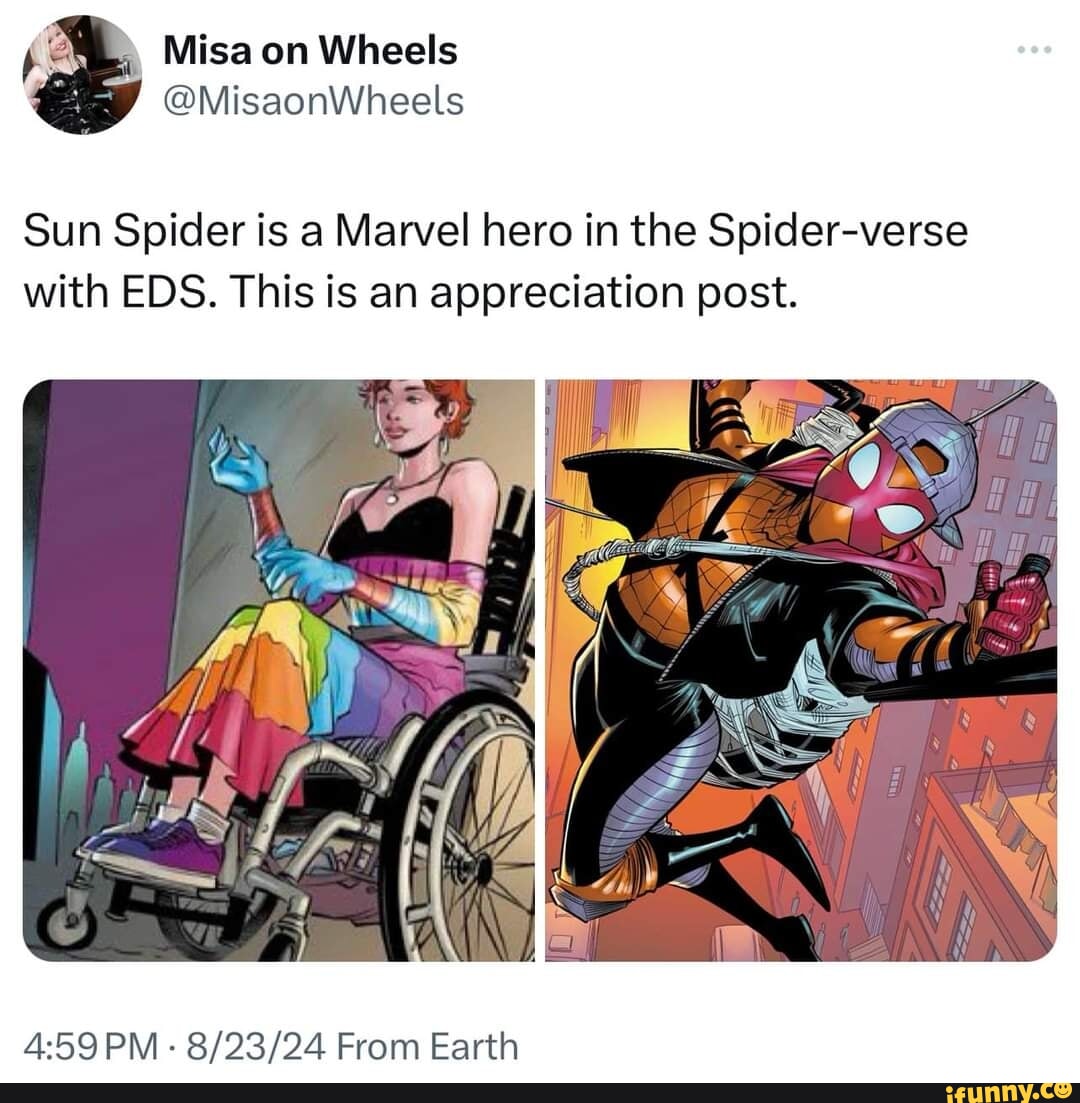 Misa on Wheels @MisaonWheels Sun Spider is a Marvel hero in the Spider ...