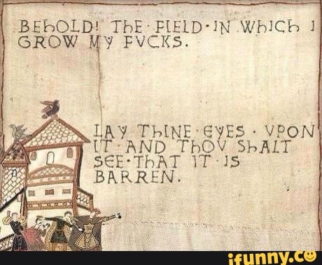 BEHOLD! ThE-FIELD-IN WhICh 1 I GROW My FVCKS. UL: AND - iFunny