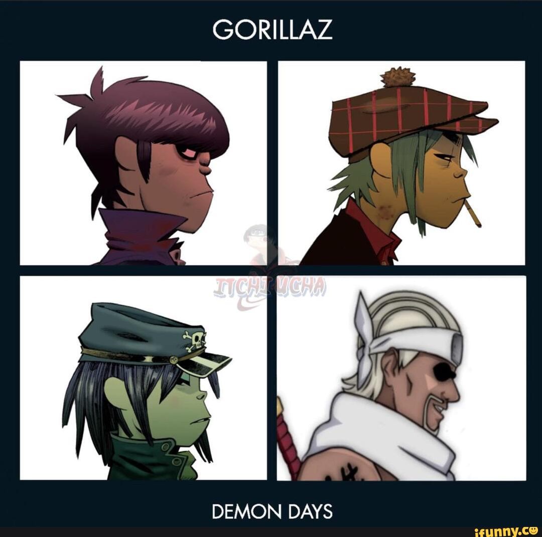 GORILLAZ DEMON DAYS - iFunny