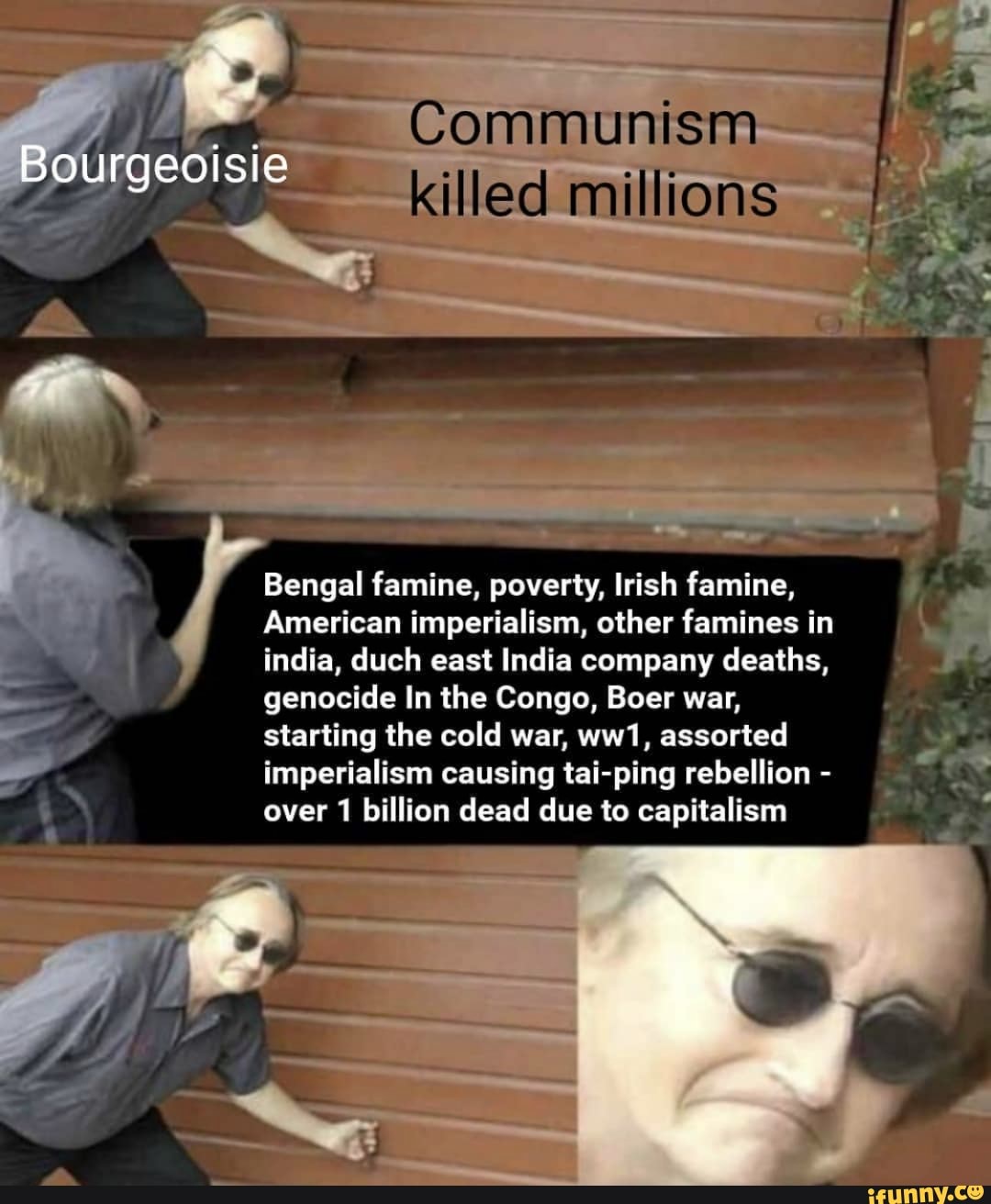 A = Communism SEE killed millions Bengal famine, poverty, Irish famine ...