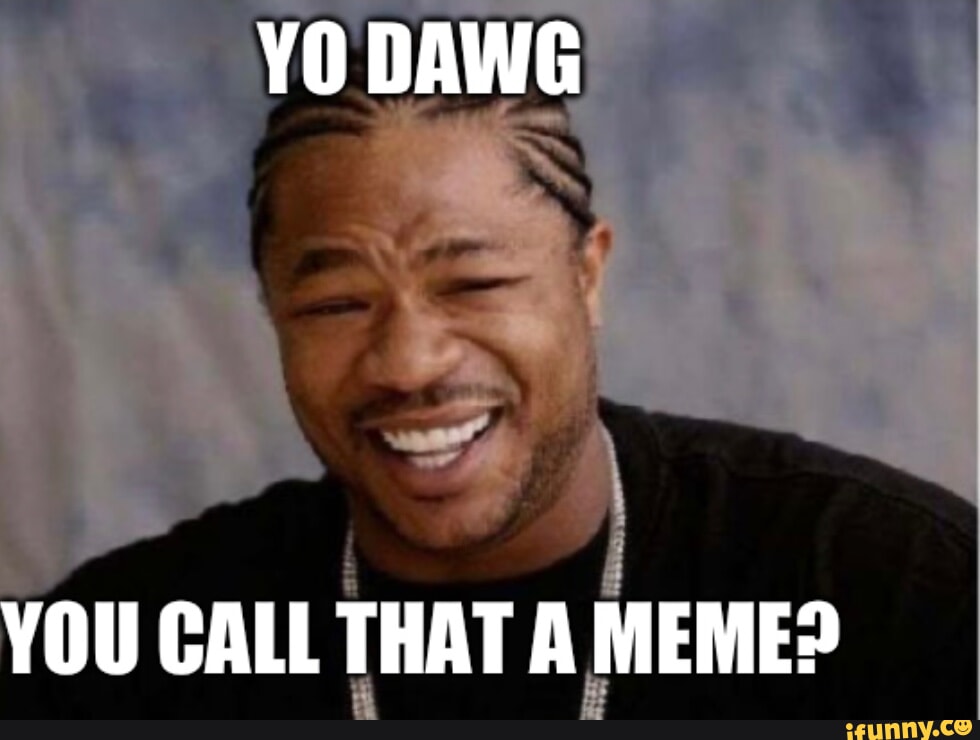 YO DAWG YOU CALL THAT A MEME? - iFunny