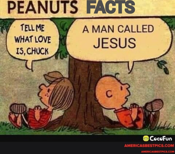 PEANUTS FACTS WHAT LOVE ES A MAN CALLED JESUS - America’s best pics and videos
