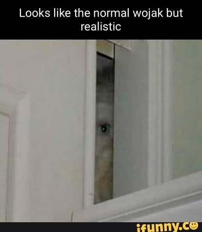 Looks like the normal wojak but realistic - iFunny