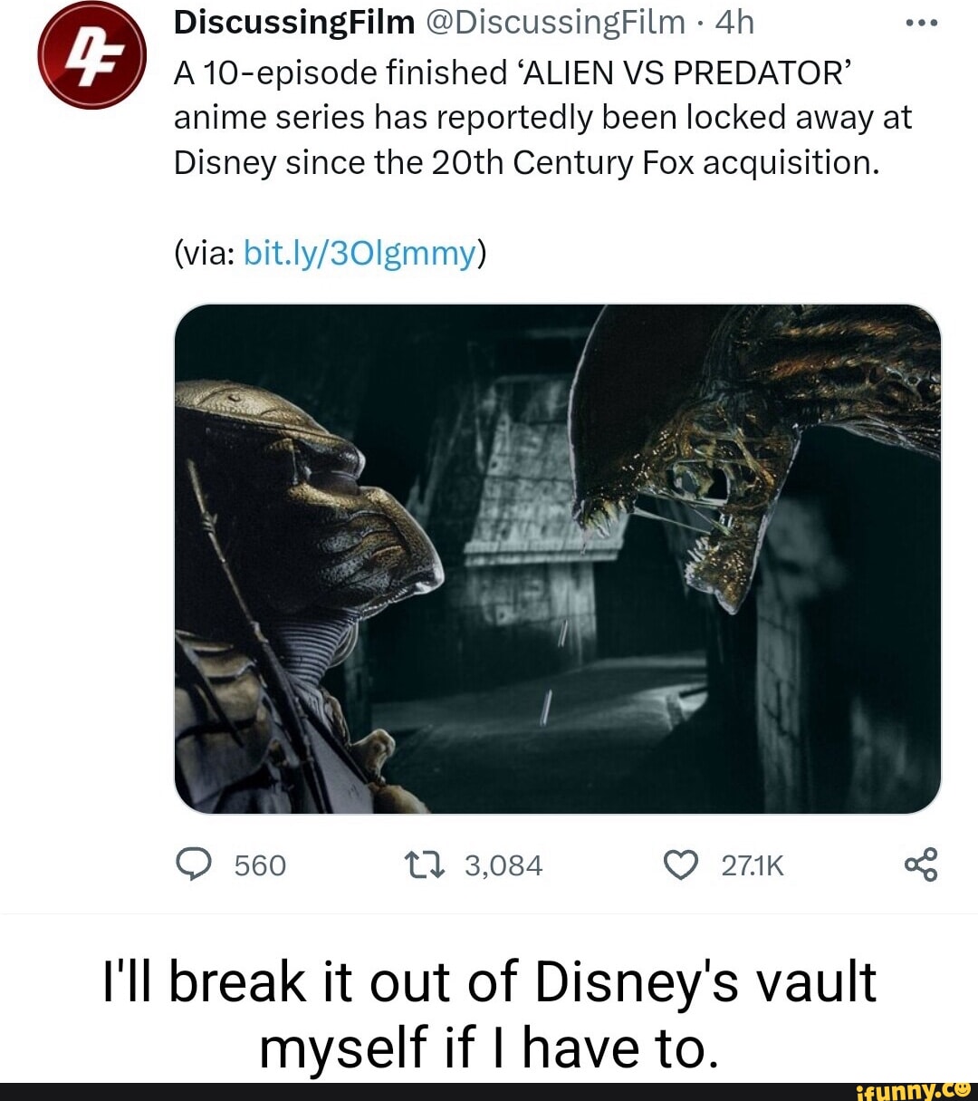 DiscussingFilm DiscussingFilm - A 10-episode finished 'ALIEN VS ...