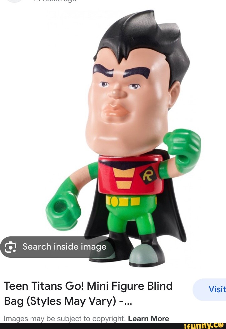 Fe) Search inside image Teen Titans Go! Mini Figure Blind Visit Bag ...