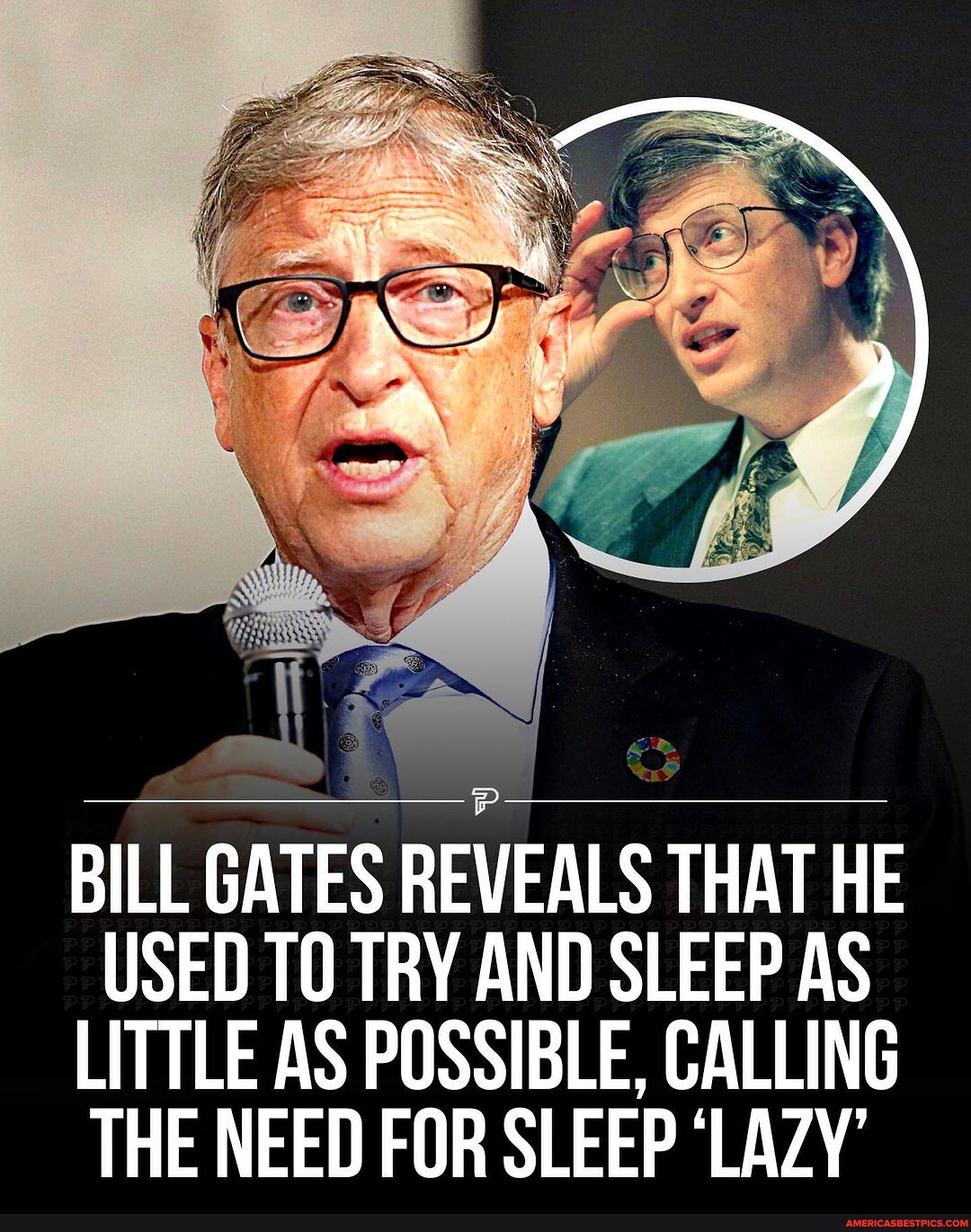 Bill Gates knocked sleep as laziness would try to get less shuteye than ...