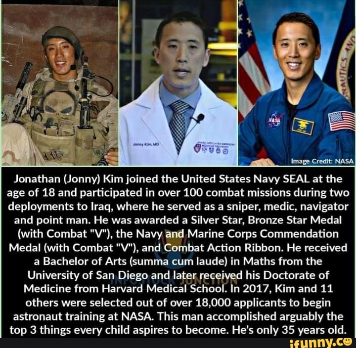 Jonathan (Jonny) Kim joined the United States Navy SEAL at the age of ...