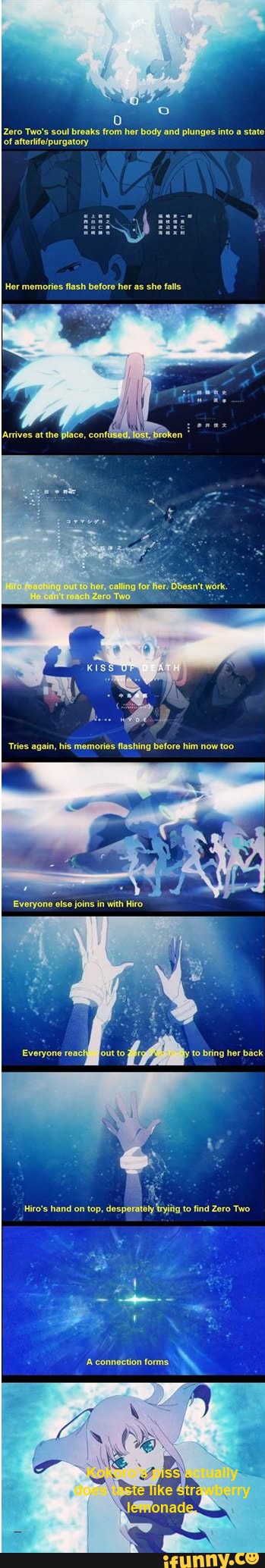 Darling in the Franxx Theory - Zero Two's soul breaks from her body and ...