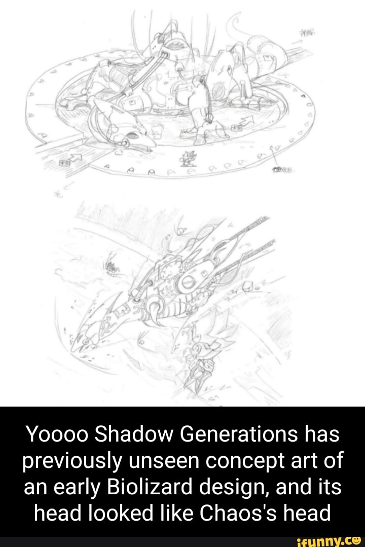 Yoooo Shadow Generations has previously unseen concept art of an early ...