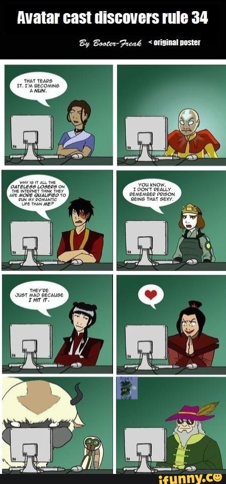 Avatar cast discovers rule 34 By Booter-Freak