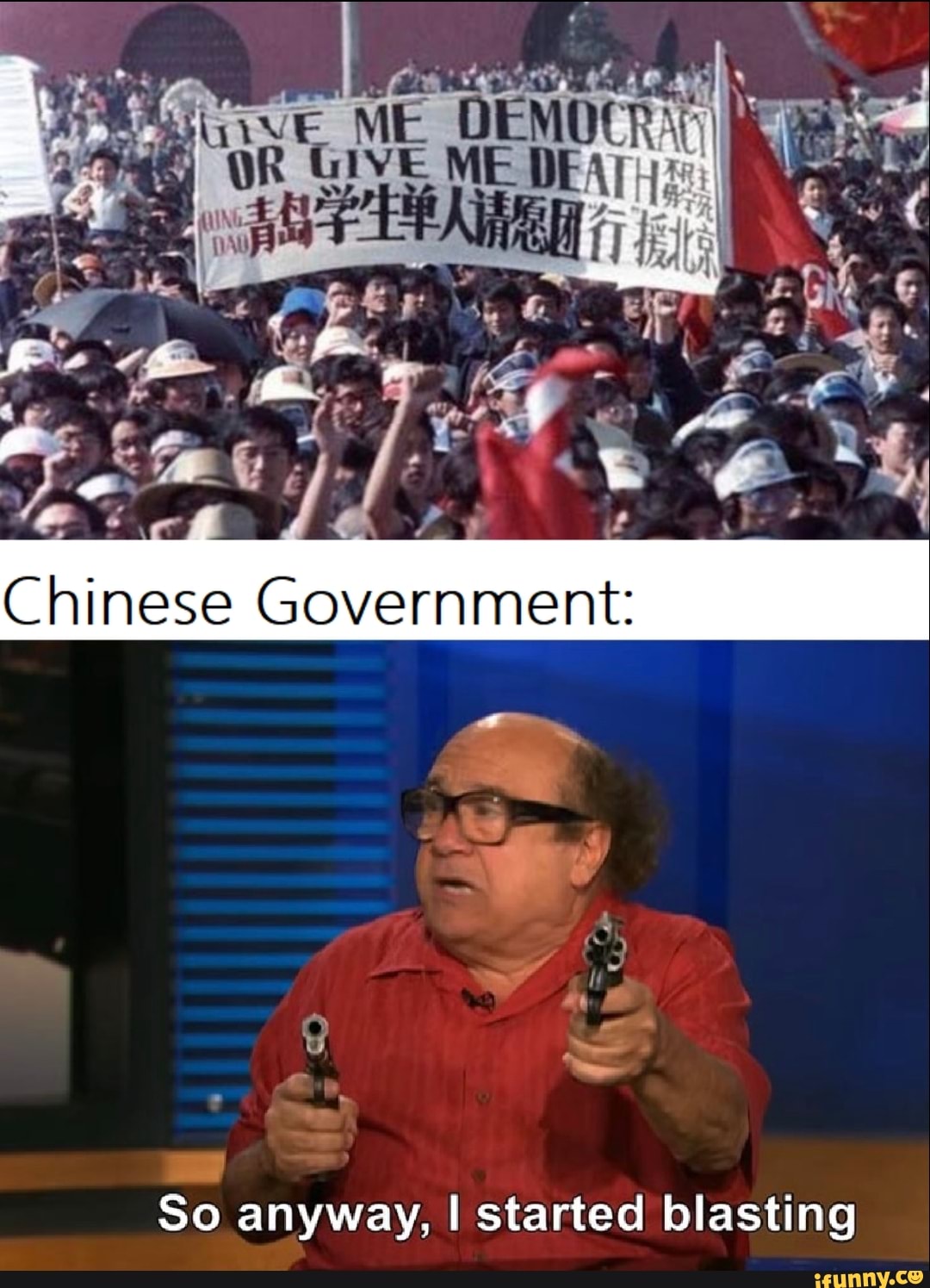 So anyway, I started blasting - iFunny