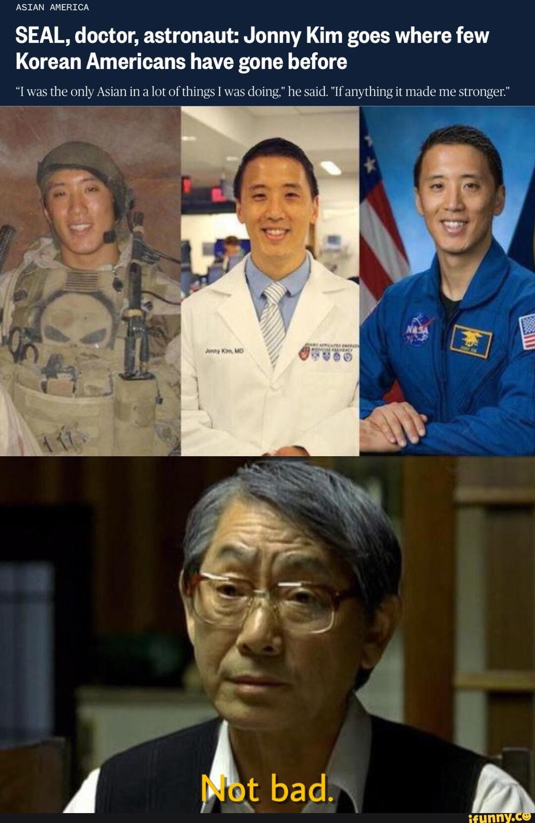 SEAL, doctor, astronaut: Jonny Kim goes where few Korean Americans have ...
