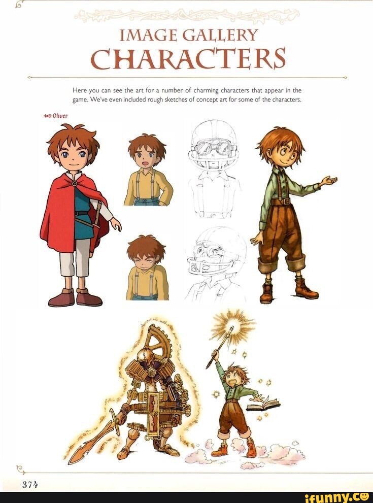 IMAGE GALLERY CHARACTERS Here you can see the art for a number of ...