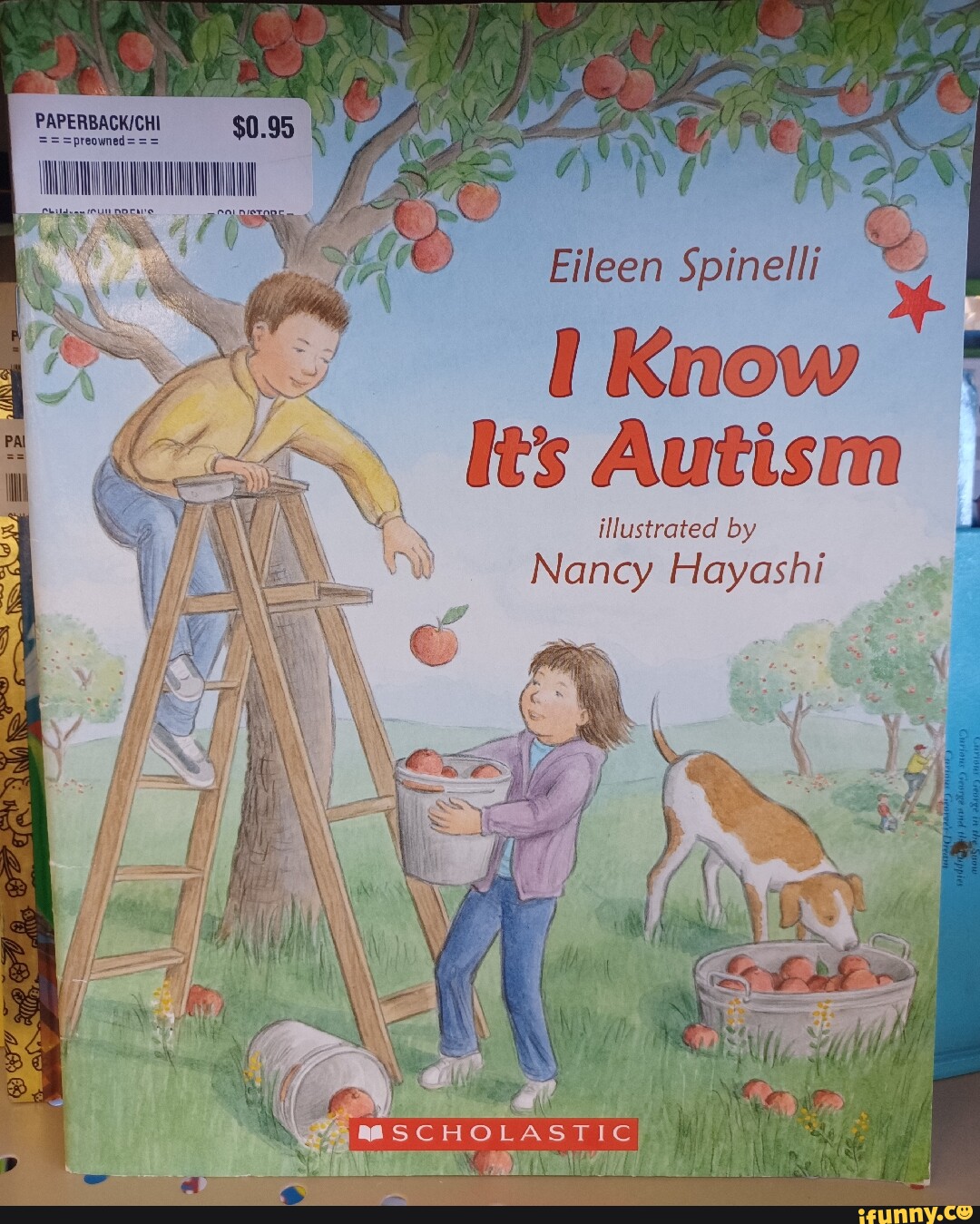 PAPERBAI $0.95 Eileen Spinelli I Know its Autism illustrated by Nancy ...
