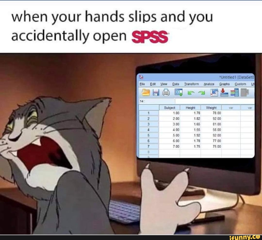 Spss memes. Best Collection of funny Spss pictures on iFunny