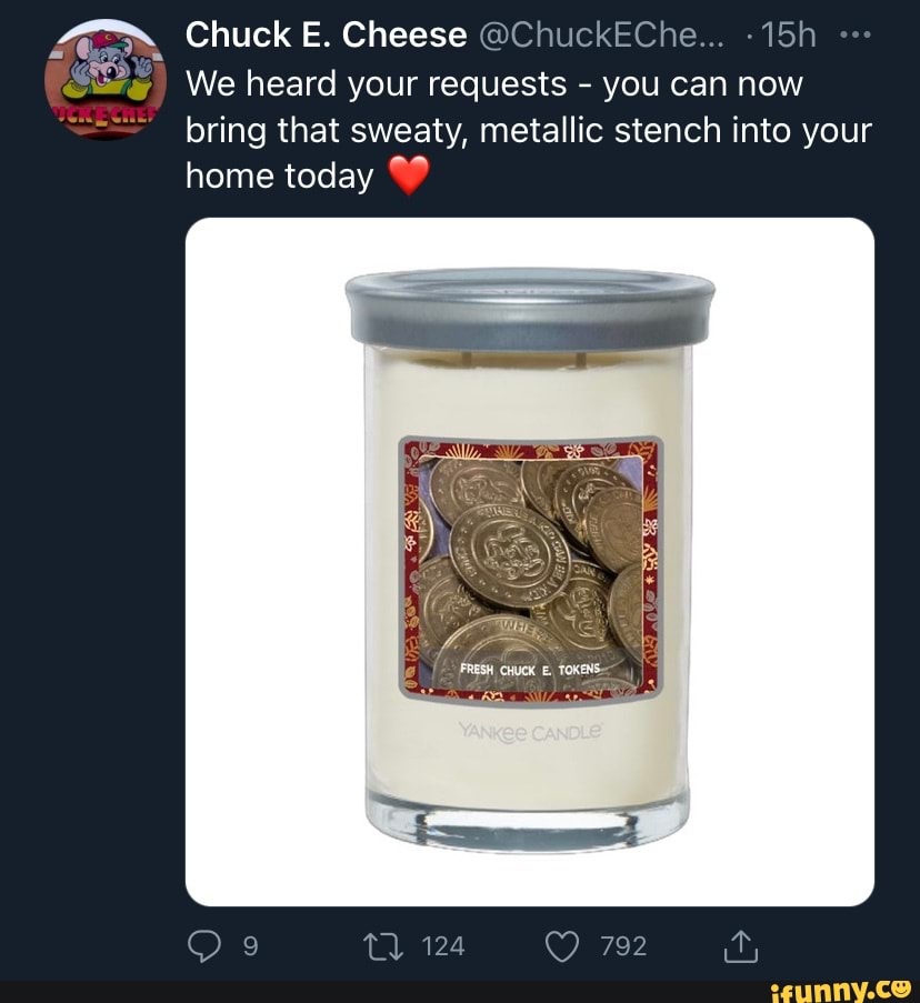 Chuck E. Cheese @ChuckEChe... We heard your requests - you can now ...