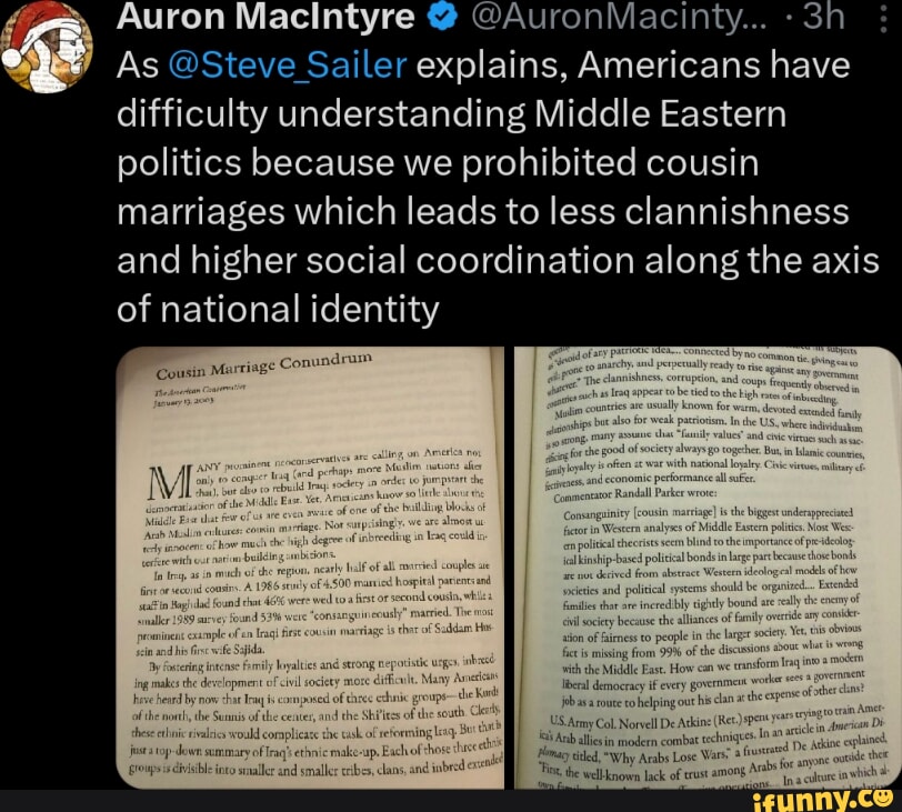 Auron Macintyre @ @AuronMacinty... As @Steve Sailer explains, Americans ...
