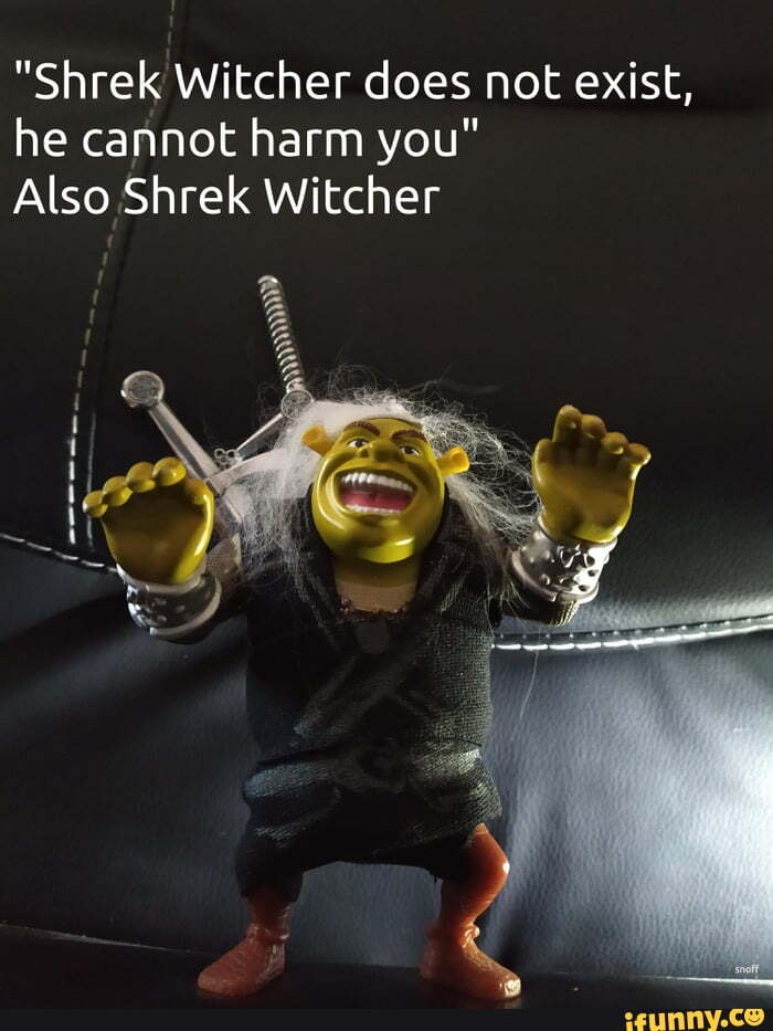 Shrek_witcher memes. Best Collection of funny Shrek_witcher pictures on ...
