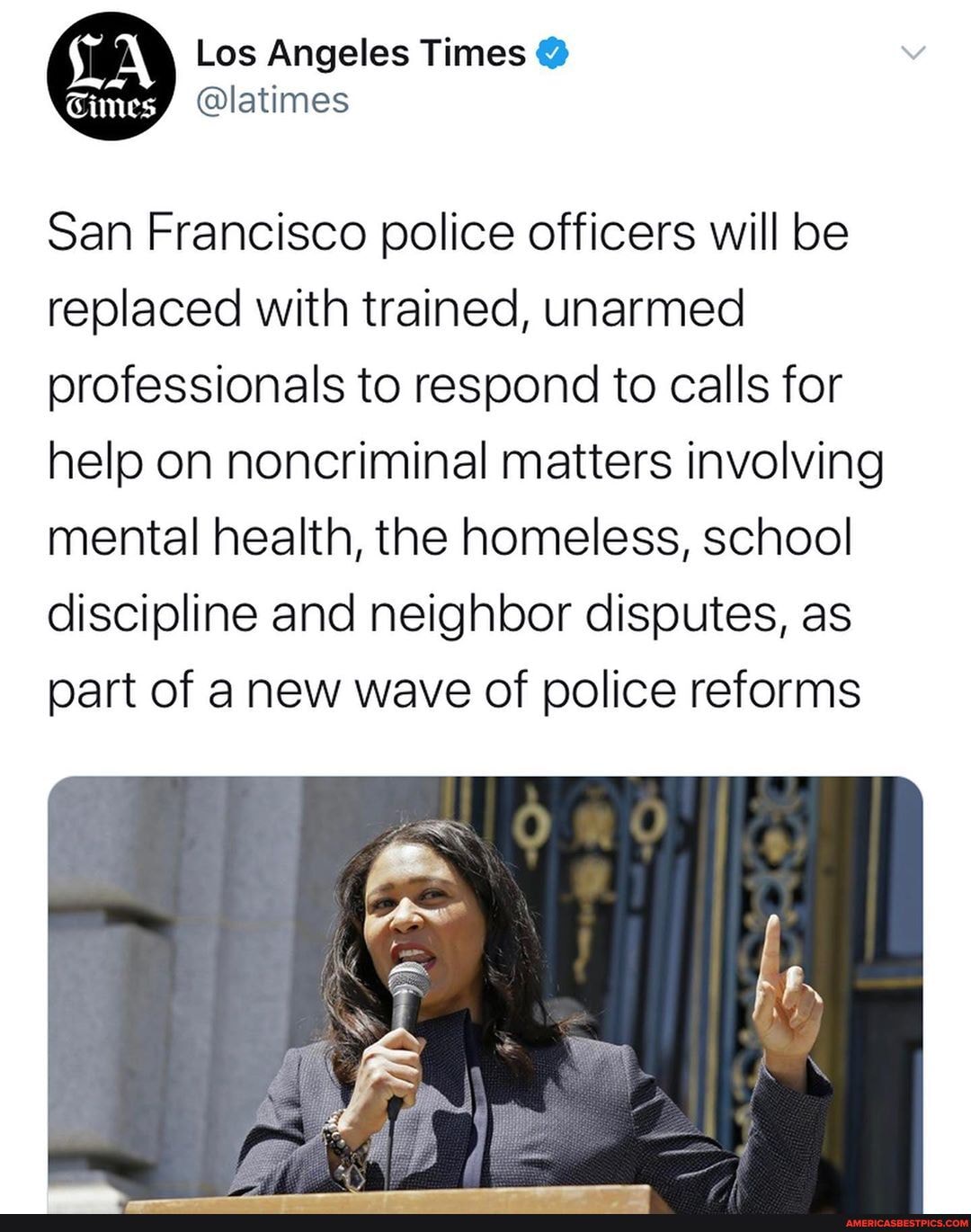 San Francisco police officers will be replaced with trained, unarmed professionals to respond to ...