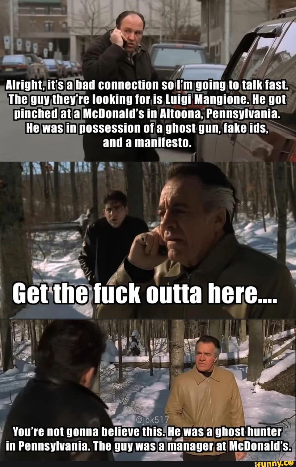 I'm not questioning your authority. I'm completely denying its ...