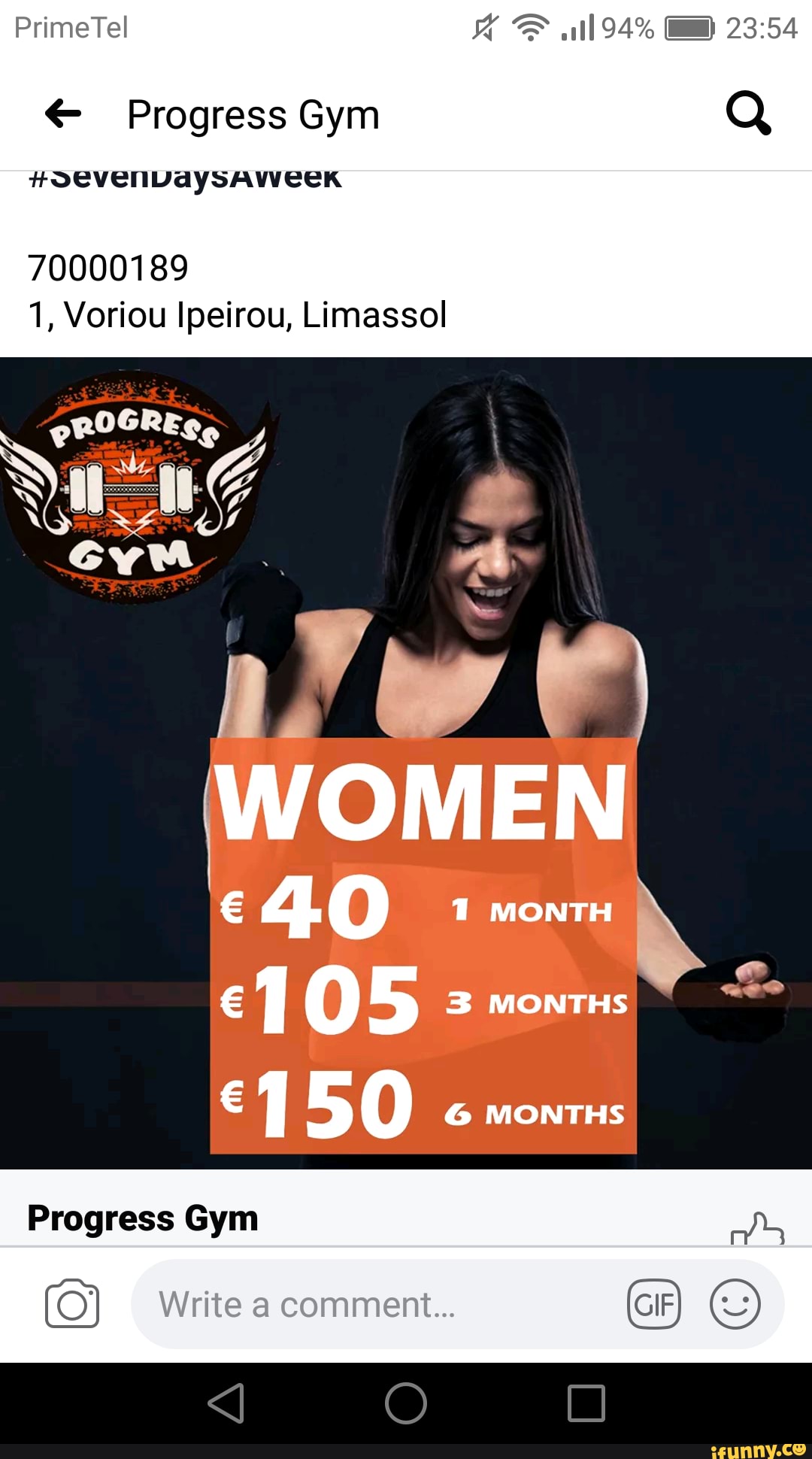 The irony of this gym being called progress while discriminating based ...