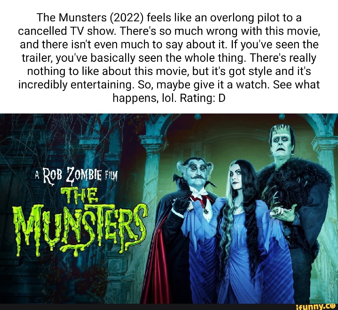 The Munsters (2022) feels like an overlong pilot to a cancelled TV show ...