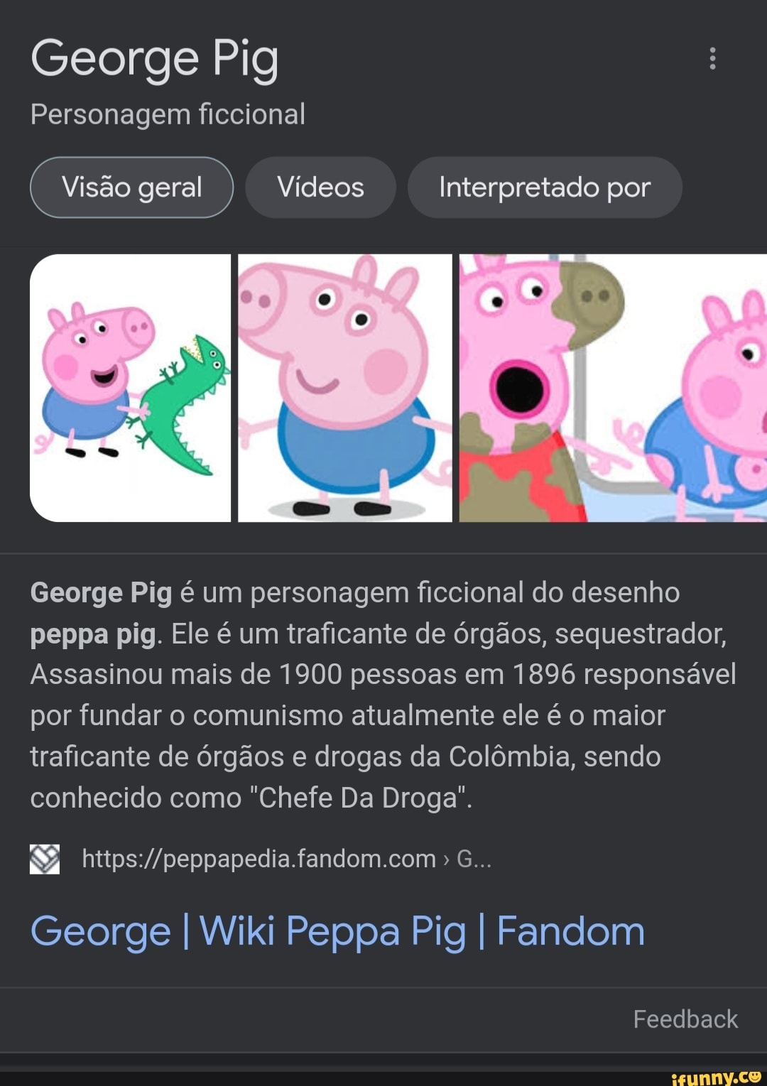 George Pig Personagem ficcional I Visão geral I Vídeos Interpretado por ...
