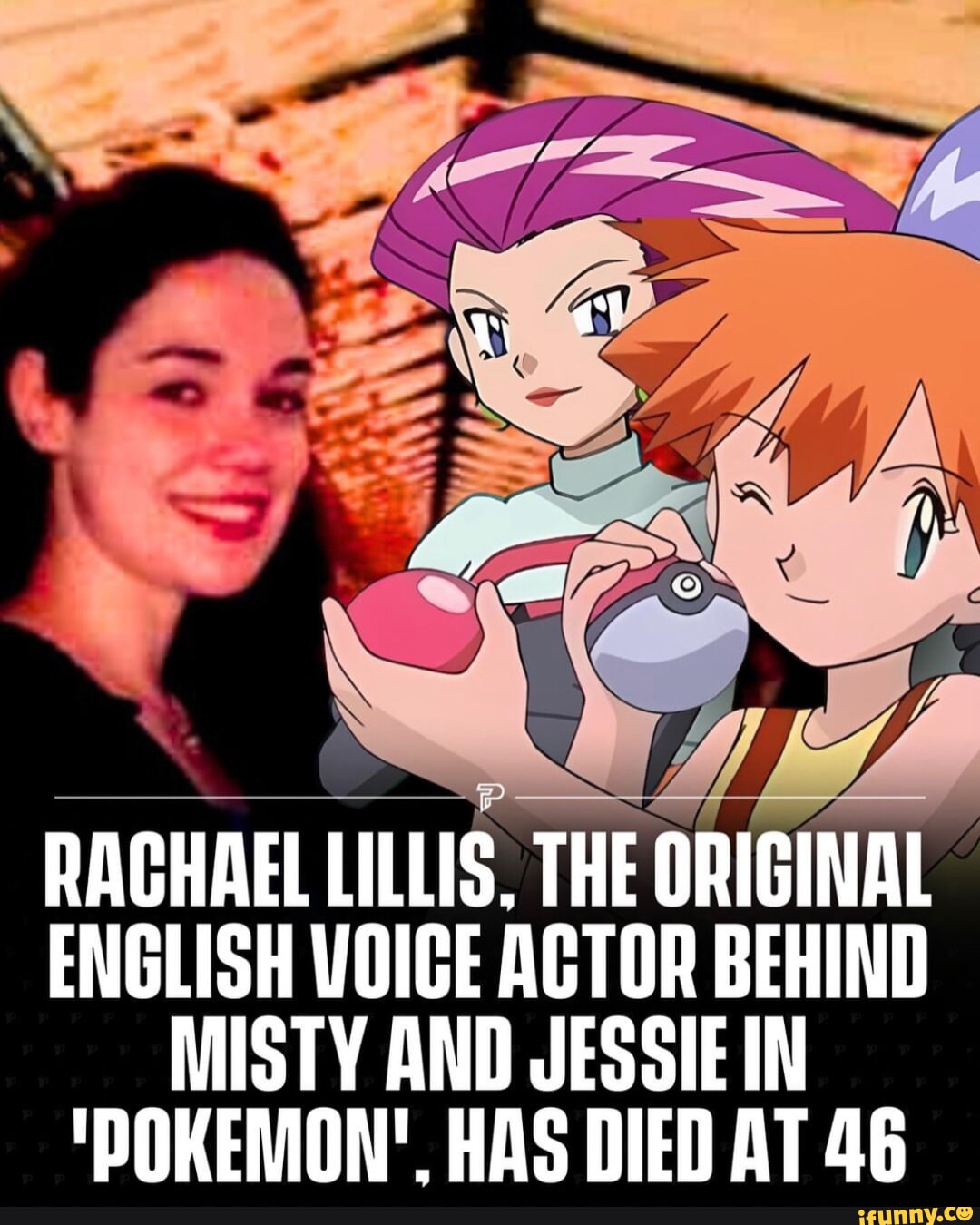 RACHAEL LILLIS. THE ORIGINAL ENGLISH VOICE ACTOR BEHIND MISTY AND ...