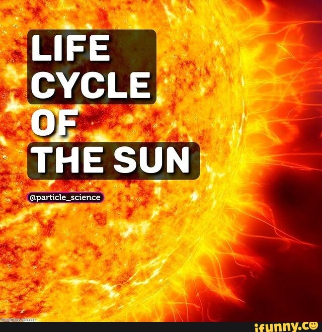 LIFE _ CYCLE OF THE SUN particle_science - iFunny