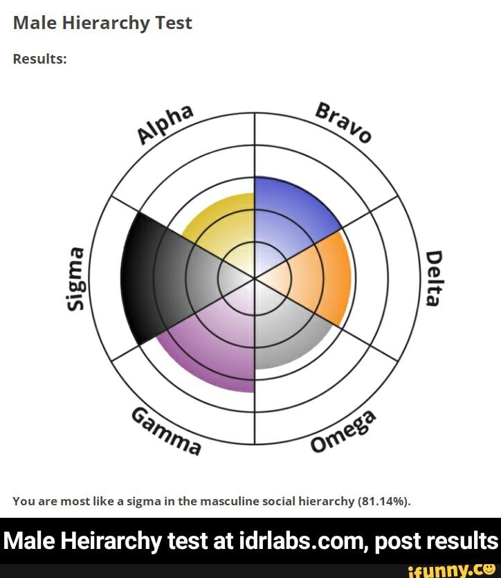 Male Hierarchy Test Results: You are most like a sigma in the masculine ...