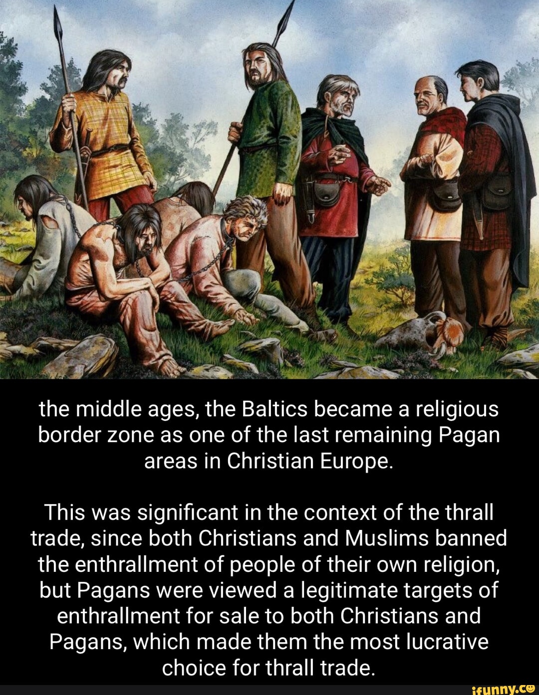 The middle ages, the Baltics became a religious border zone as one of ...