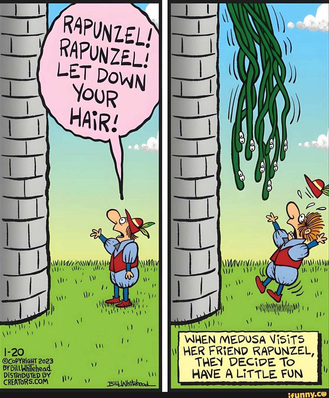 [medusa meeting dwayne johnson for the irst time] edusa, staring at him ...