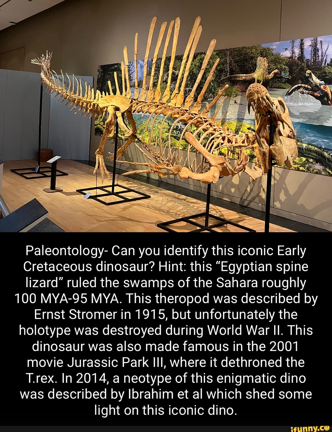 Paleontology- Can you identify this iconic Early Cretaceous dinosaur ...