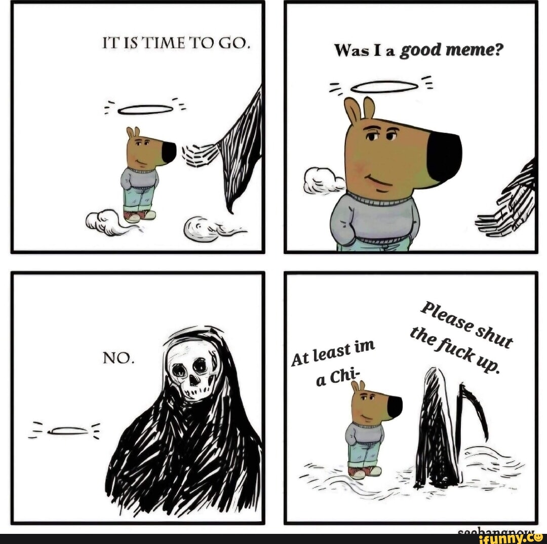 IT IS TIME TO GO. Was I good meme? - iFunny