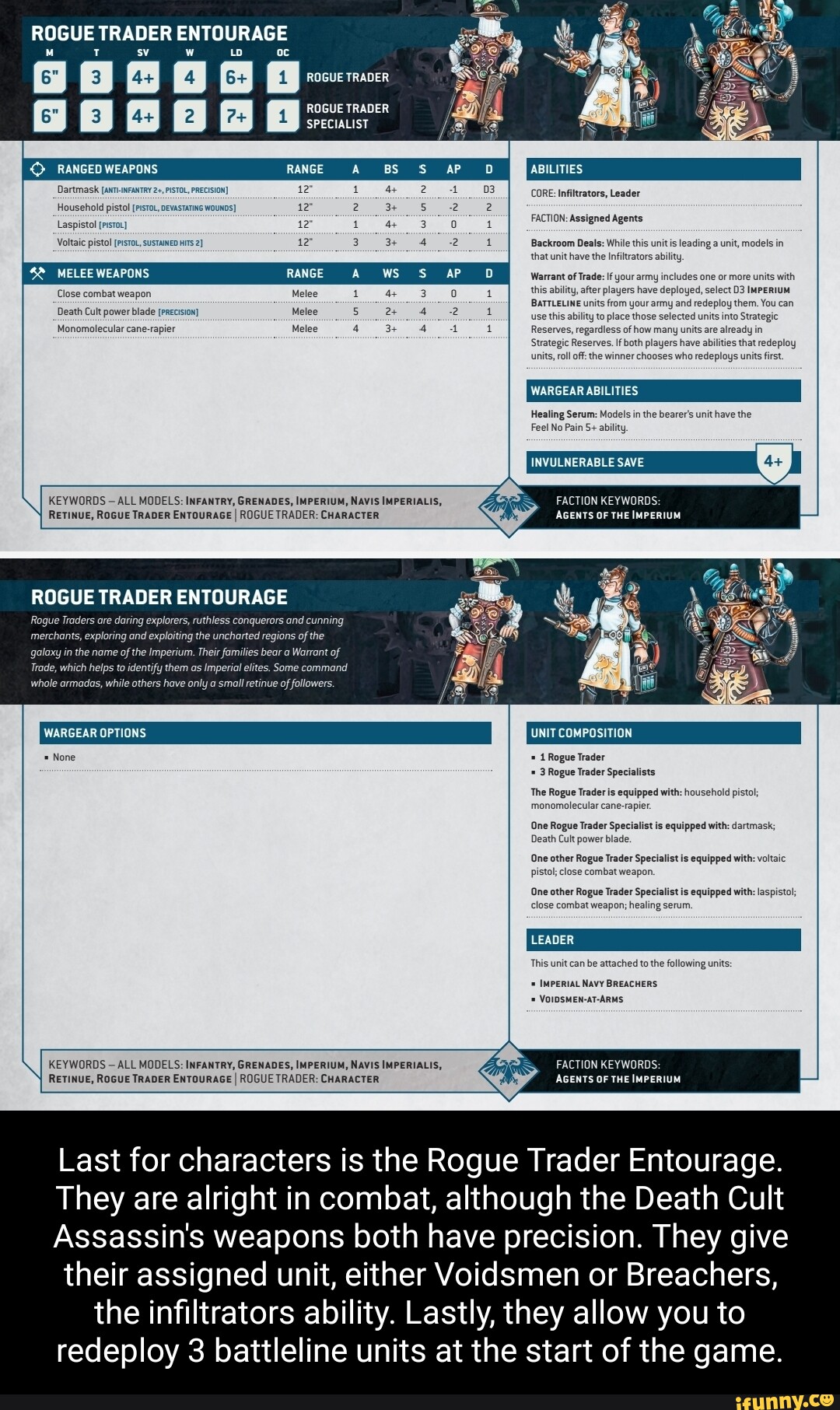 ROGUE TRADER ENTOURAGE RANGED WEAPONS ROGUE TRADER ROGUE TRADER RANGE ...