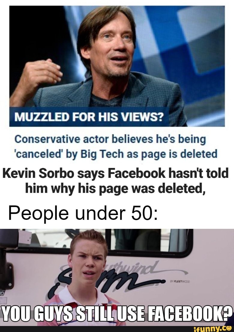 MUZZLED FOR HIS VIEWS? Conservative actor believes he's being 'canceled ...