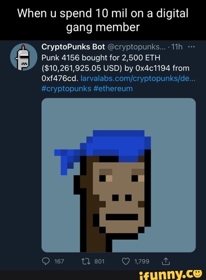 Cryptopunks memes. Best Collection of funny Cryptopunks pictures on iFunny
