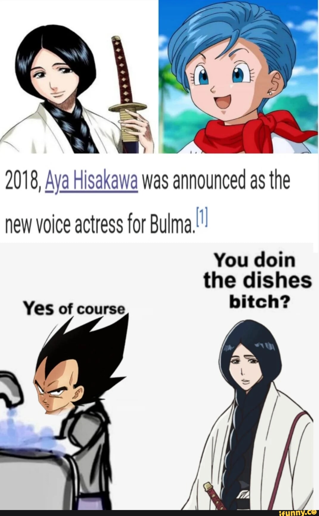 2018, Ava Hisakawa was announced as the new voice actress for Bulma ...