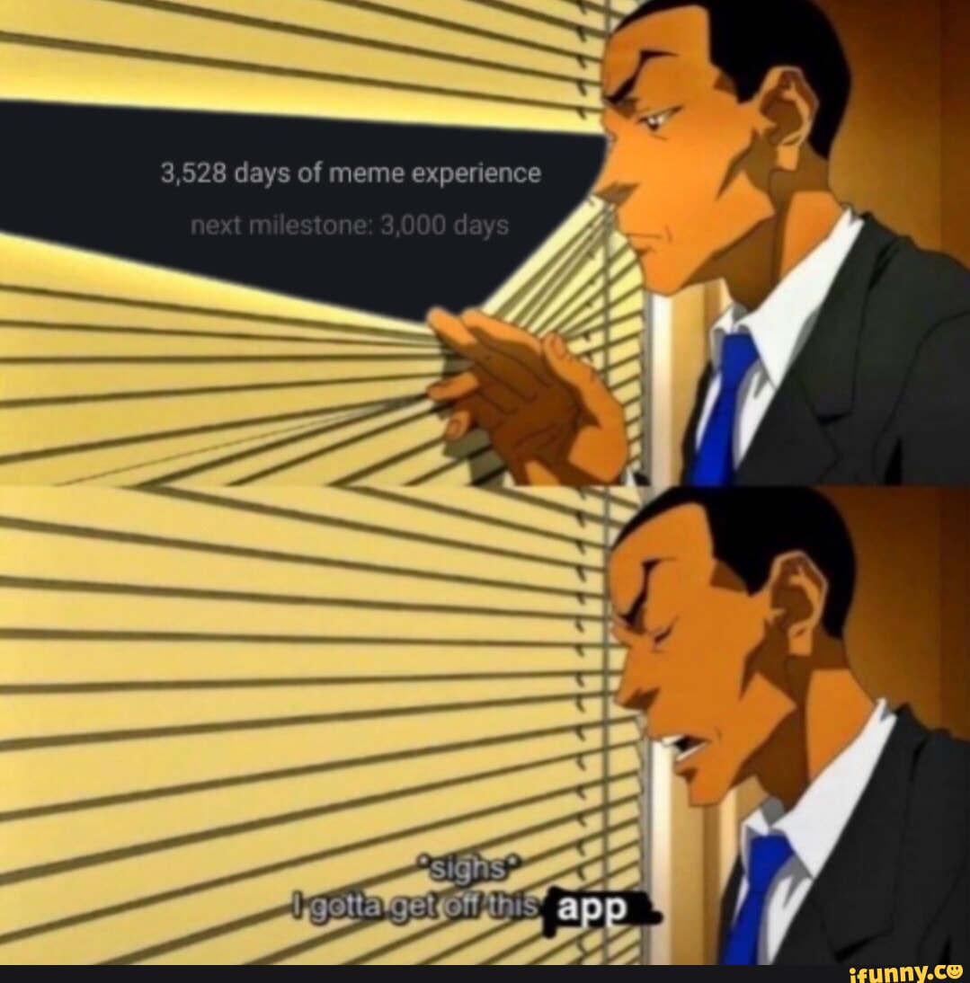 3,528 days of meme experience ~ \ - iFunny