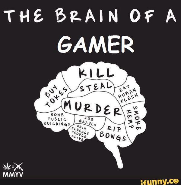 THE BRAIN OF A GAMER - iFunny