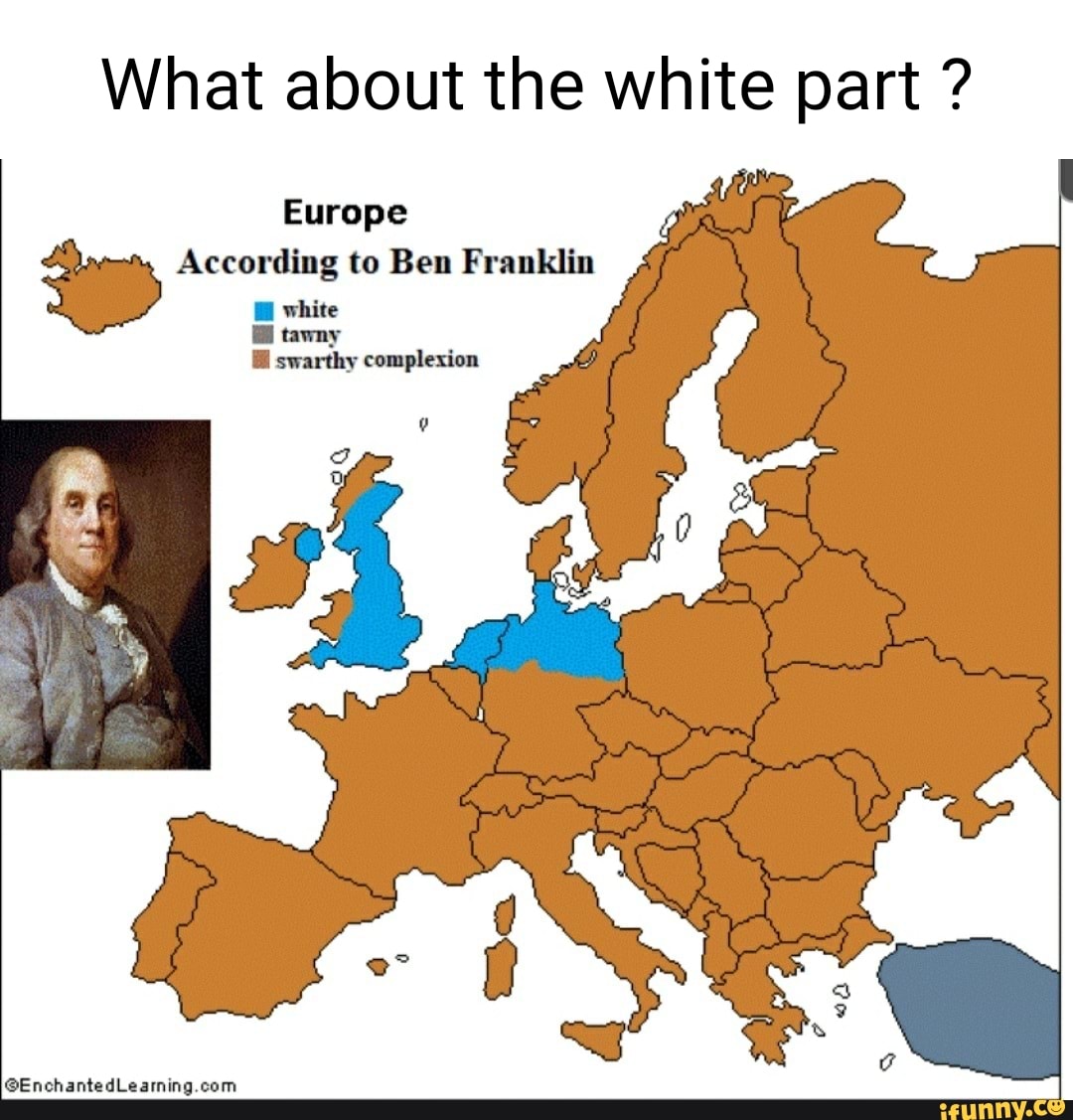 Europe compllestion What about the white part ? According to Ben ...
