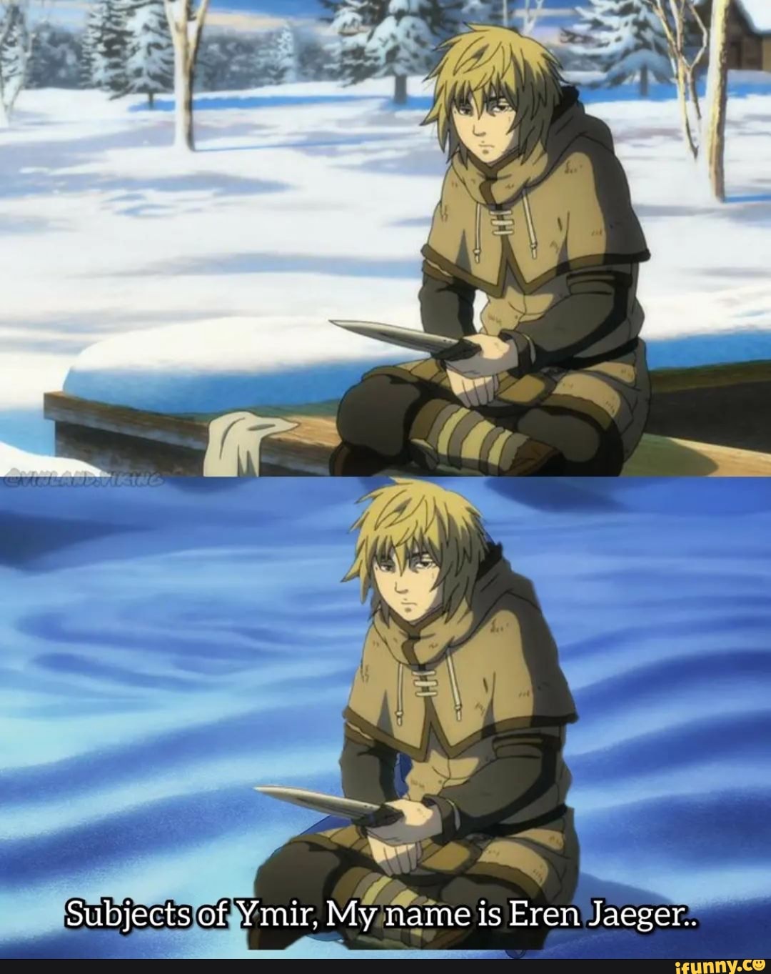 Subjects of Ymir. My name is Eren Jaeger. - iFunny