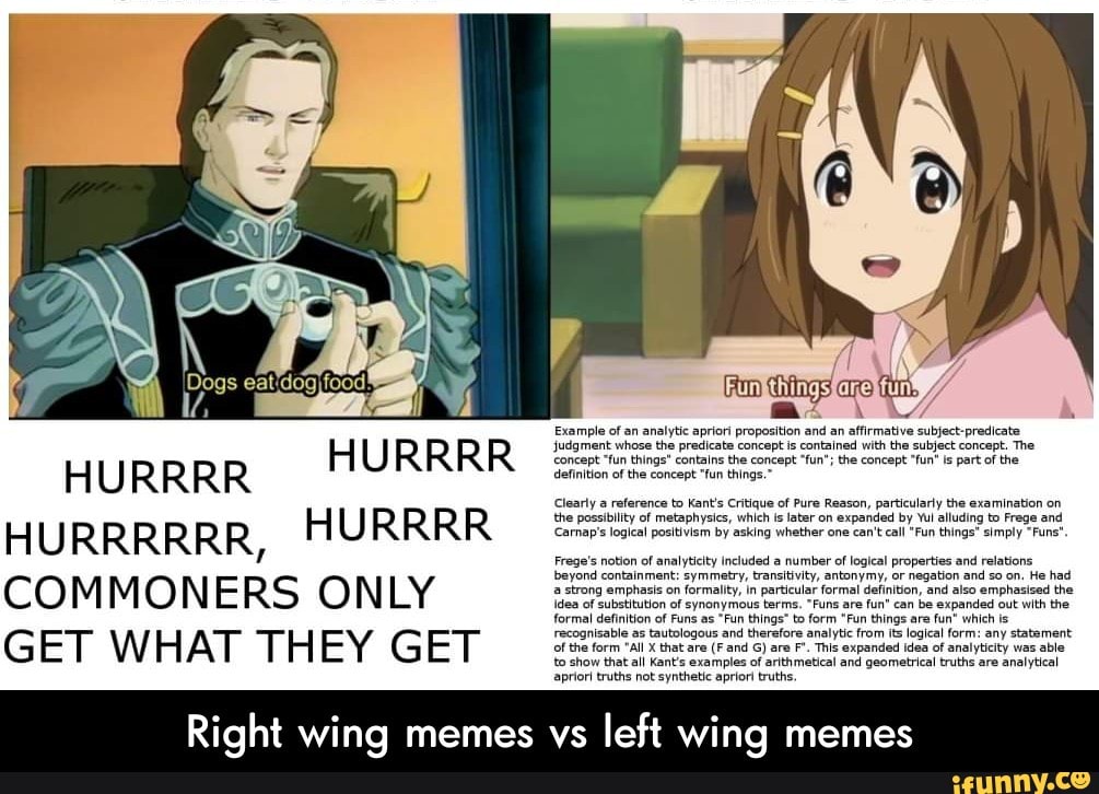 Right wing memes vs left wing memes - iFunny