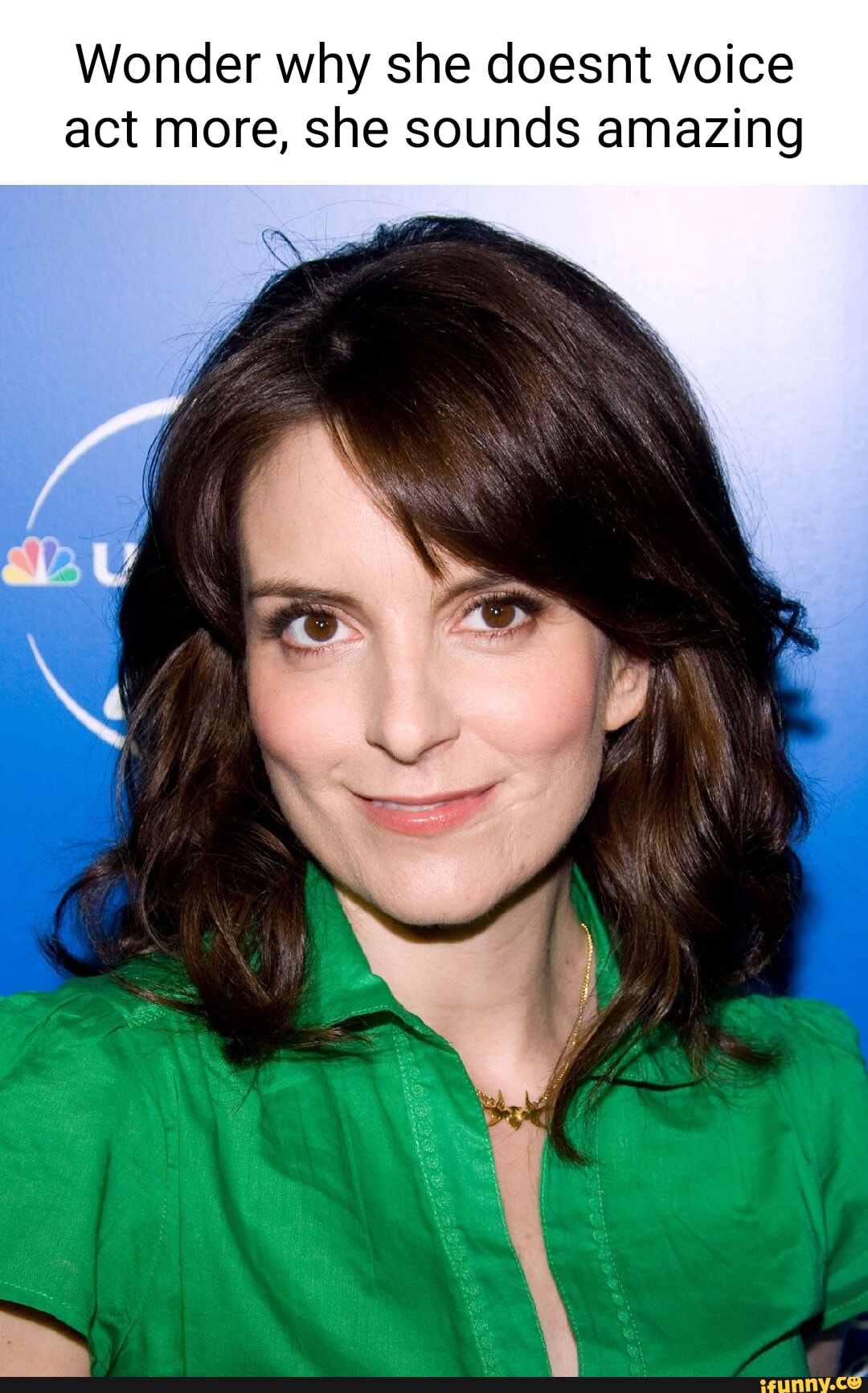 Wonder why she doesnt voice act more, she sounds amazing - iFunny