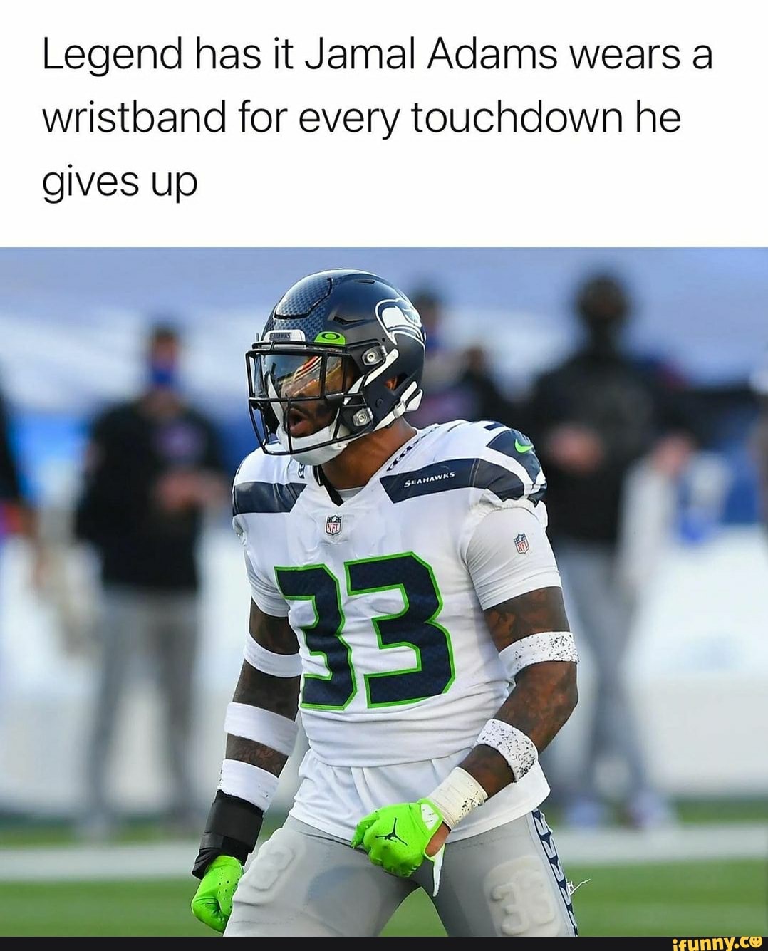 Legend has it Jamal Adams wears a wristband for every touchdown he ...