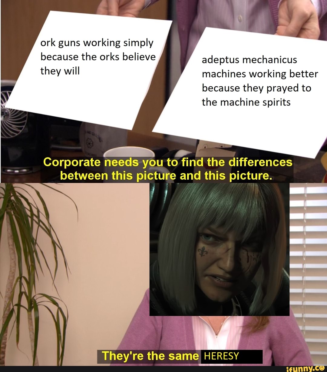 Adeptus mechanicus machines working better because they prayed to the ...