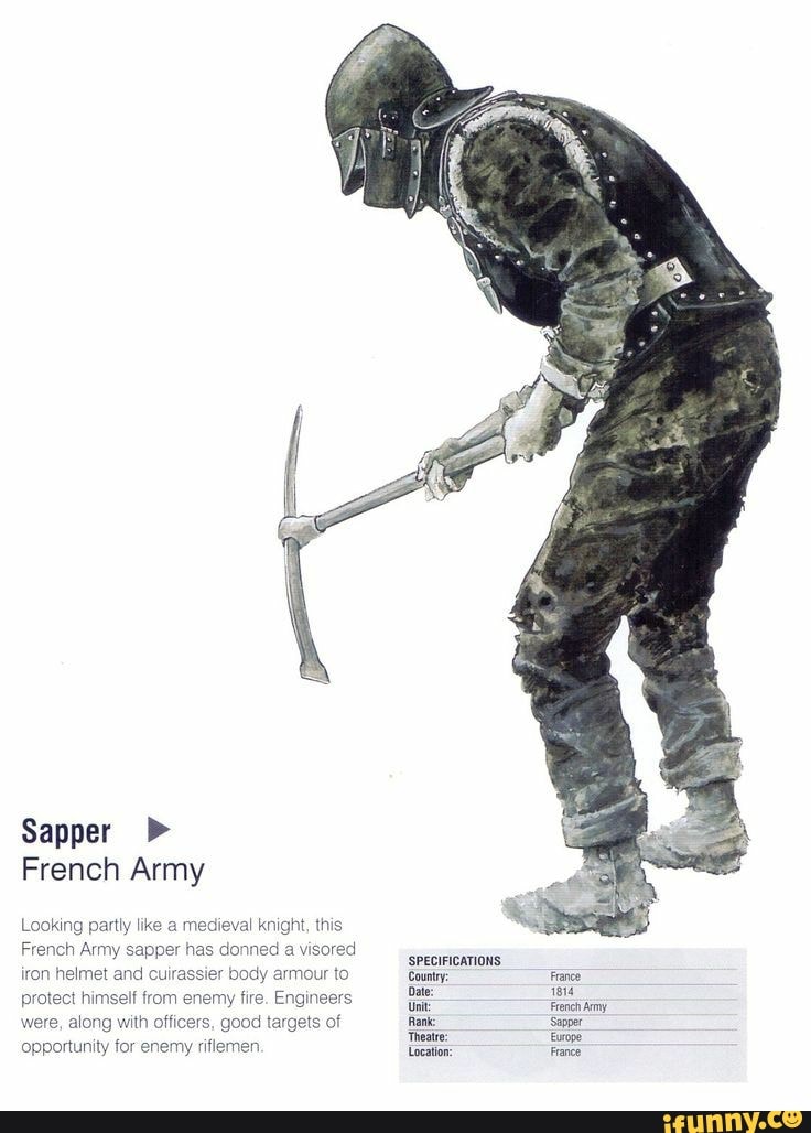 French Army Looking partly like a medieval knight, this French Army ...