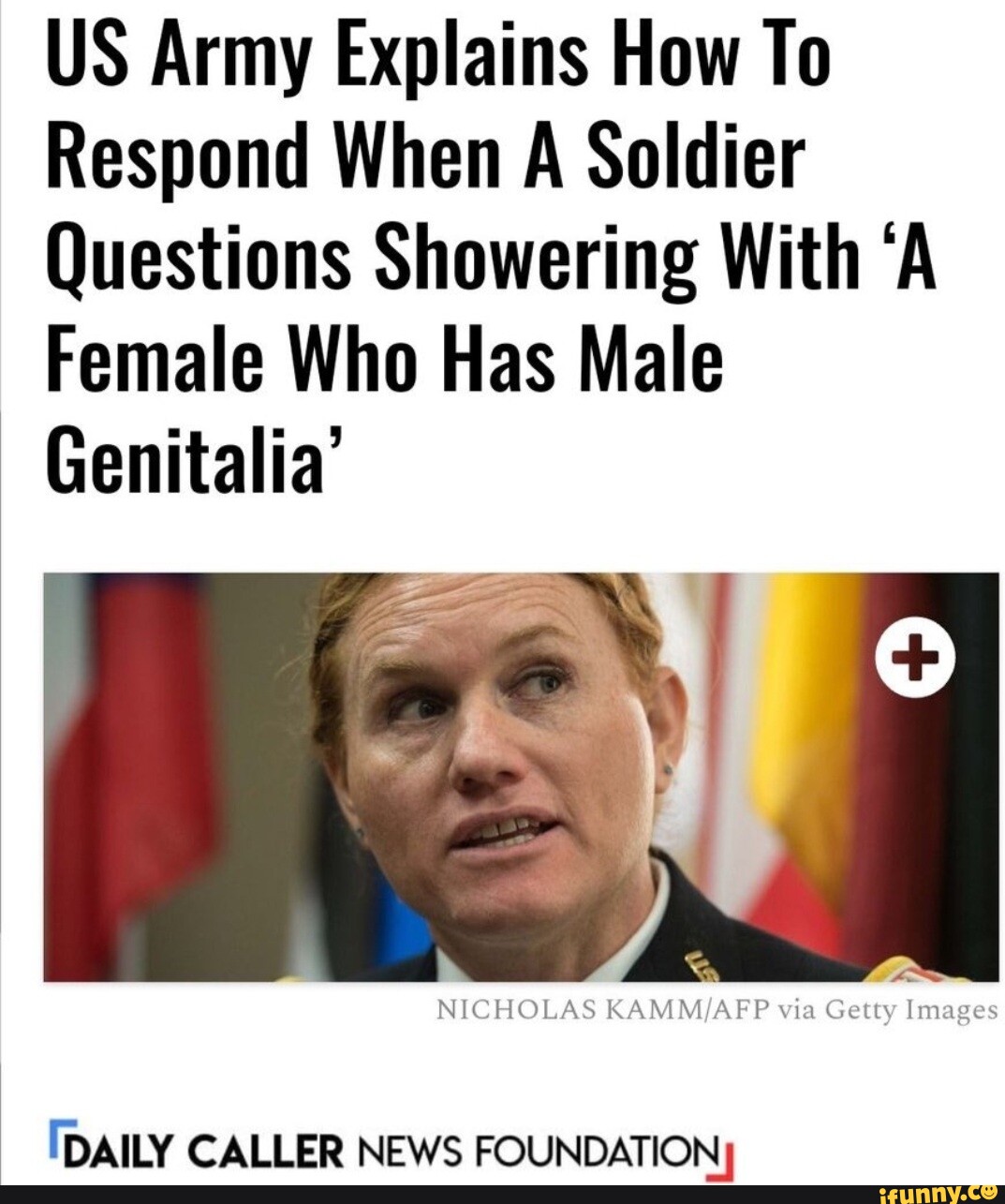 US Army Explains How To Respond When A Soldier Questions Showering With ...
