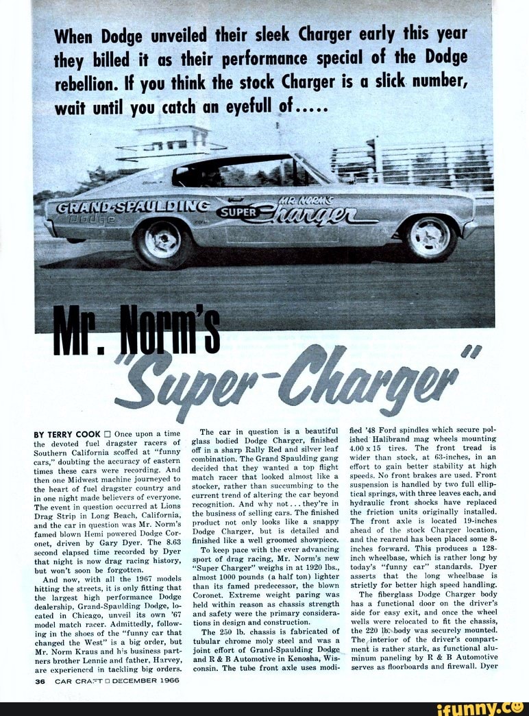 When Dodge unveiled their sleek Charger early this year they billed it ...